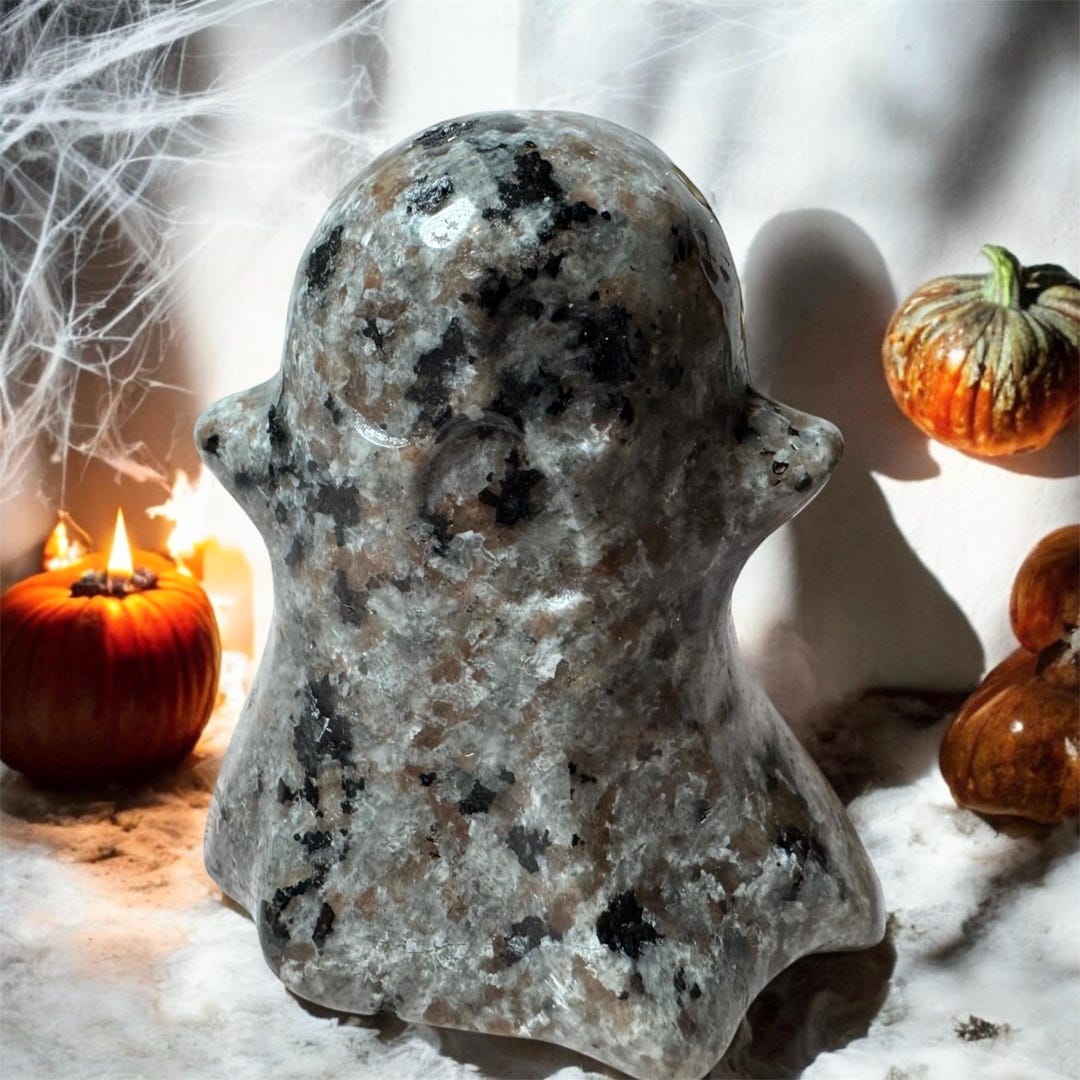 UV Reactive Firestone/yooperlite Ghost|hand Crafted Crystal Ghost ...