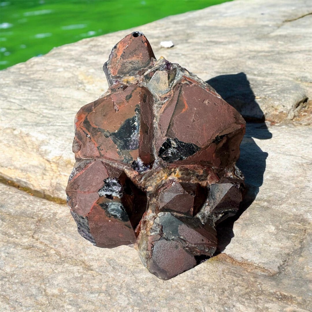 Rare Alien Amethyst Specimen With Red Hematite | High Vibrational ...