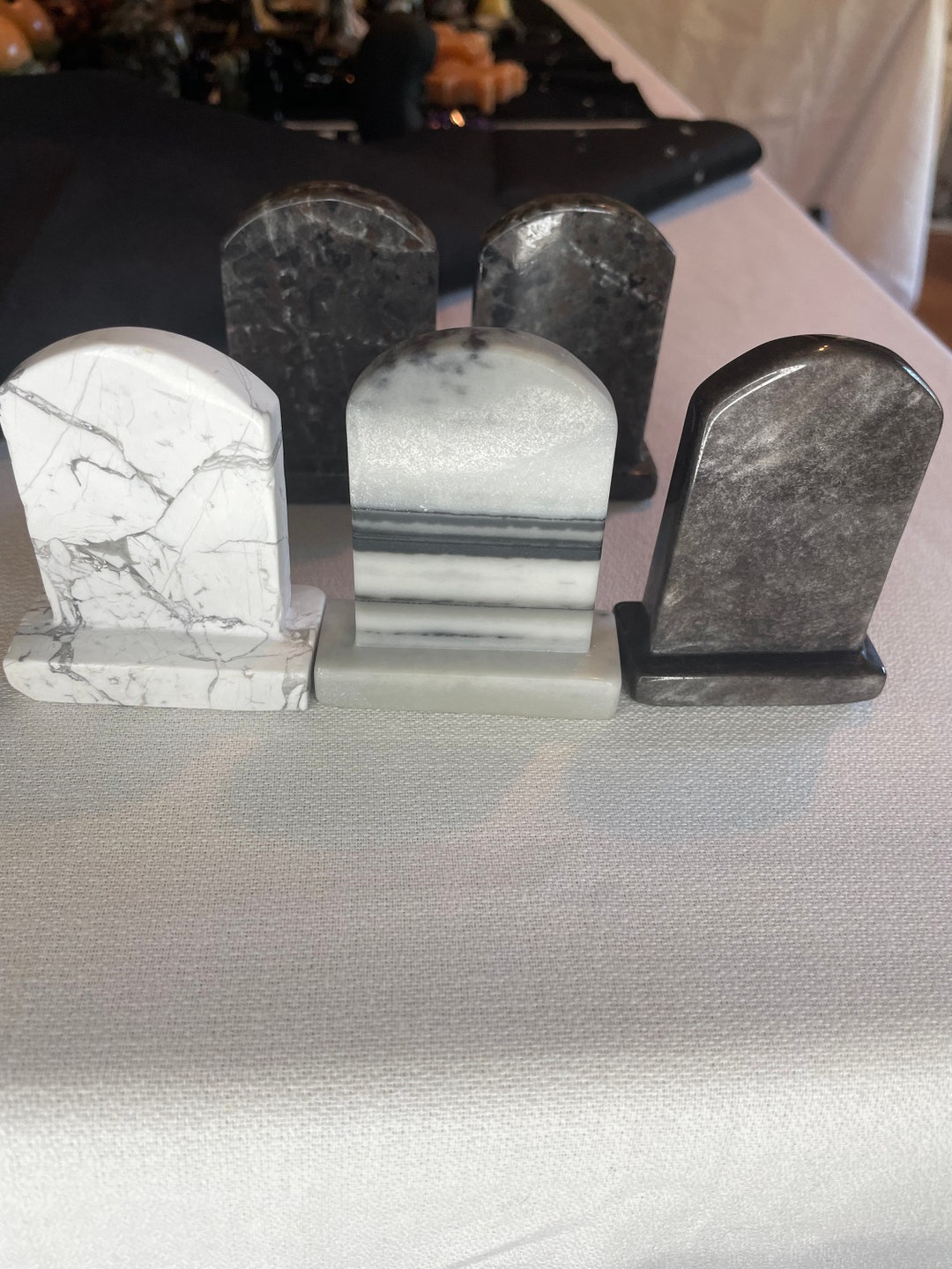 Hand Carved Crystal Tombstone/headstone in Multiple Materials - Etsy