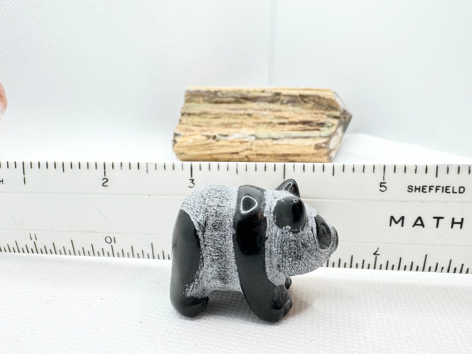 Adorable Black Obsidian Mini Panda Bear Carving - Etsy