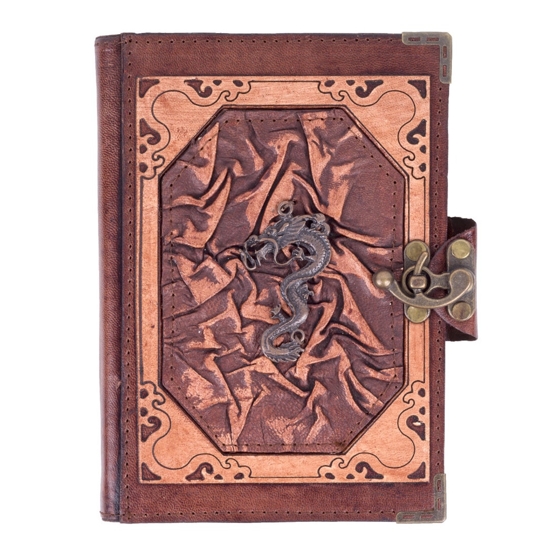 Refillable Leather Chinese Dragon Journal - Etsy