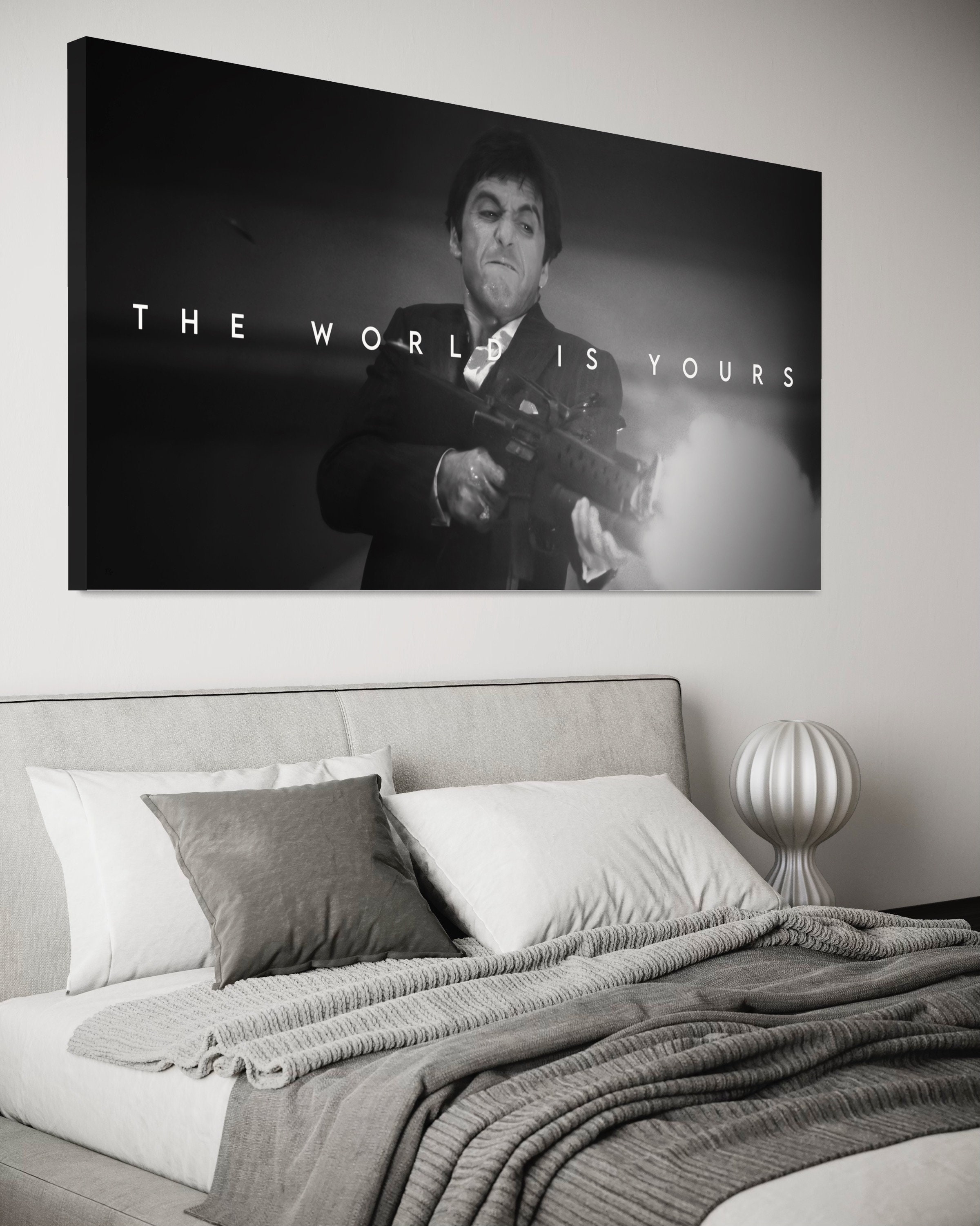The World is Yours - Tony Montana - Scarface| Canvas Wall Art ...