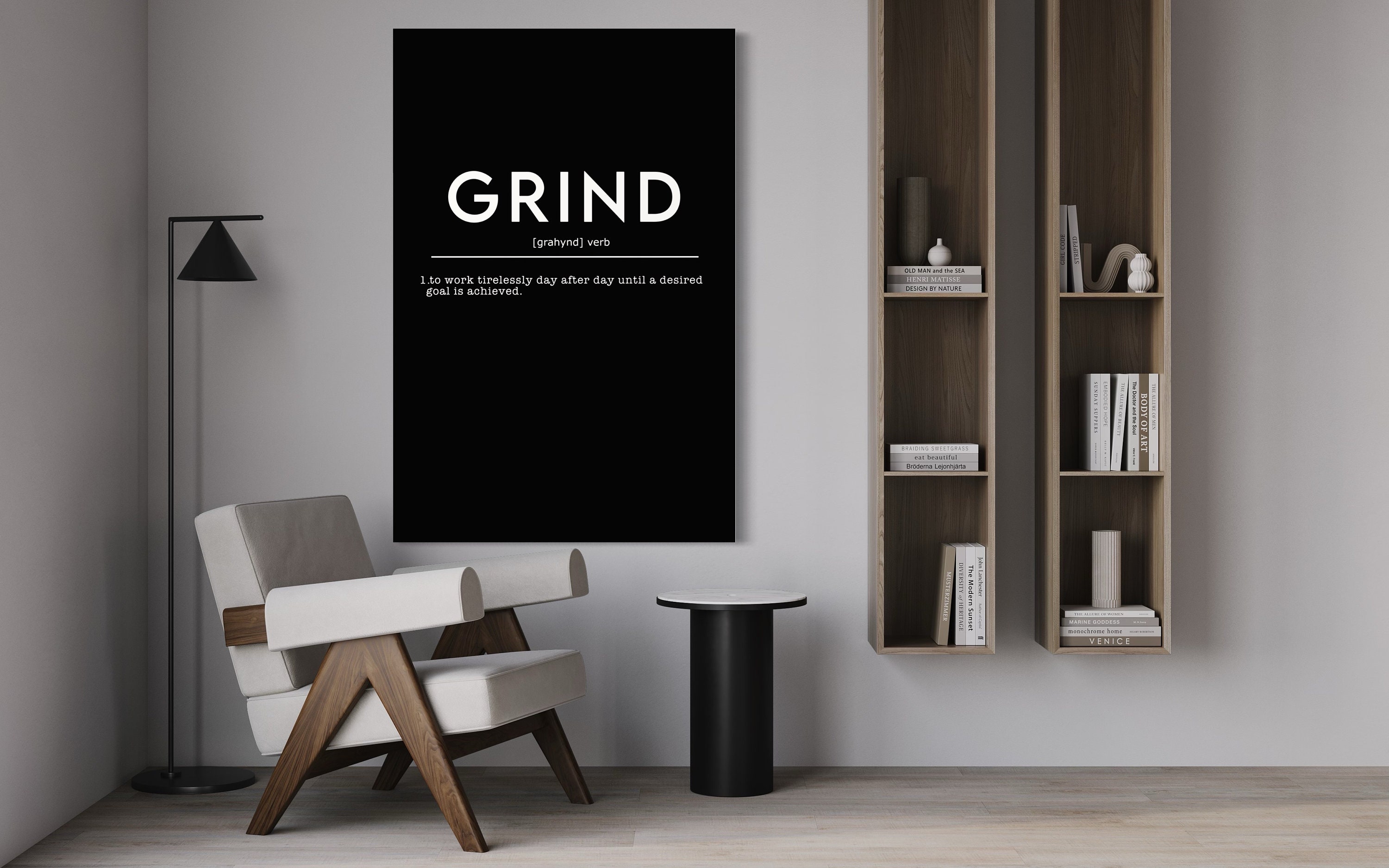 Grind Definition | Canvas Wall Art - Etsy