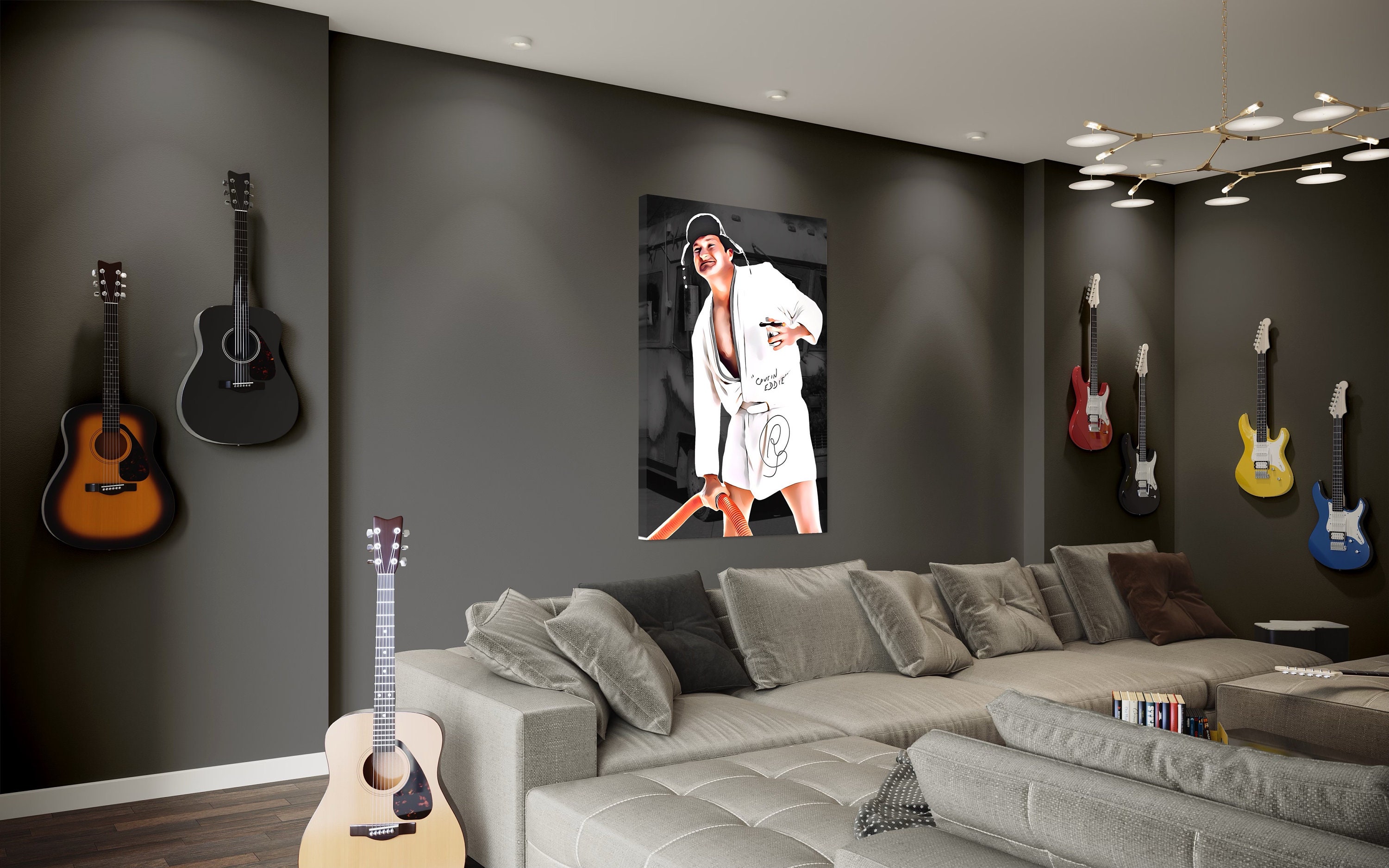 Cousin Eddie Canvas Autograph Copy - Etsy