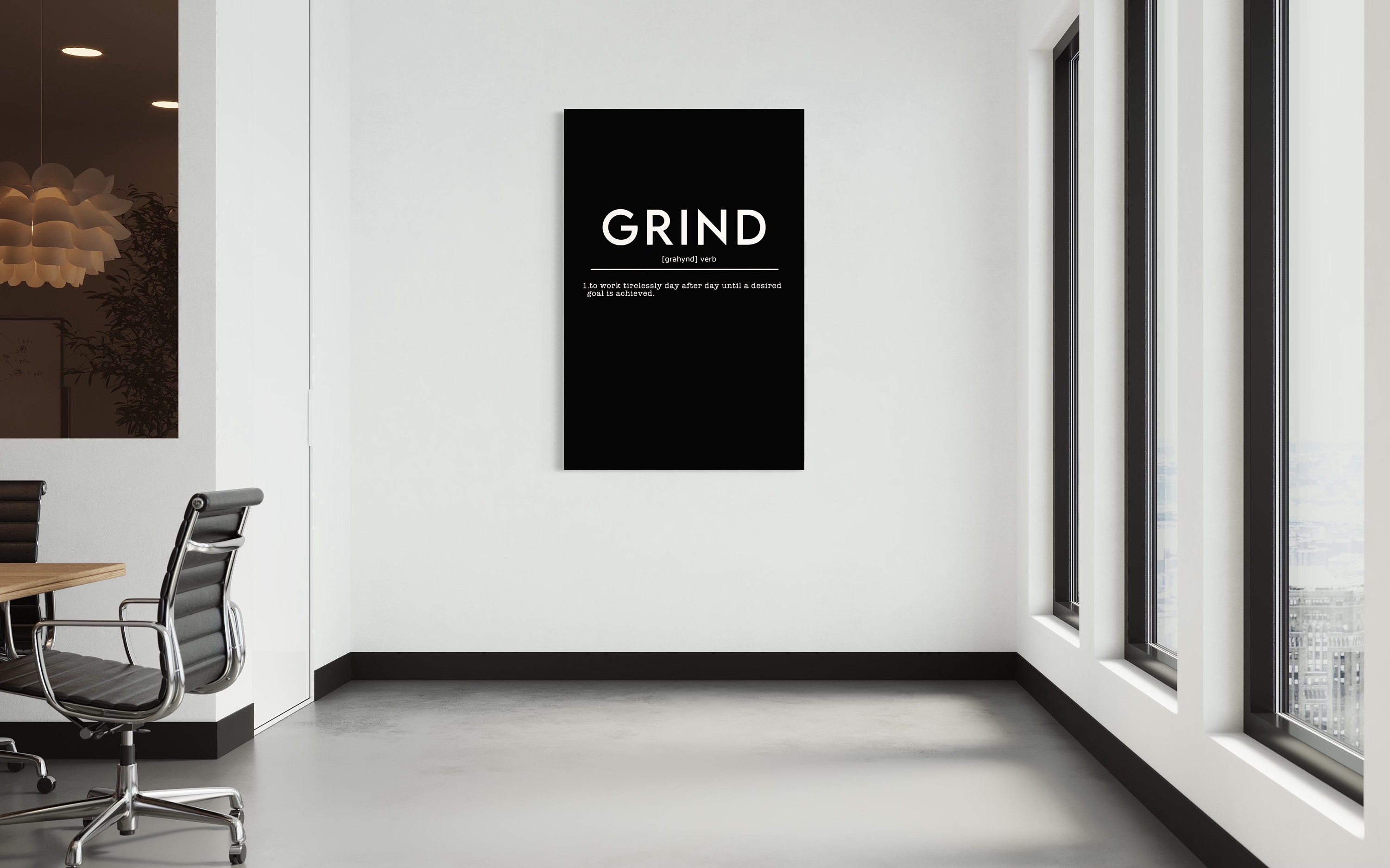 Grind Definition | Canvas Wall Art - Etsy