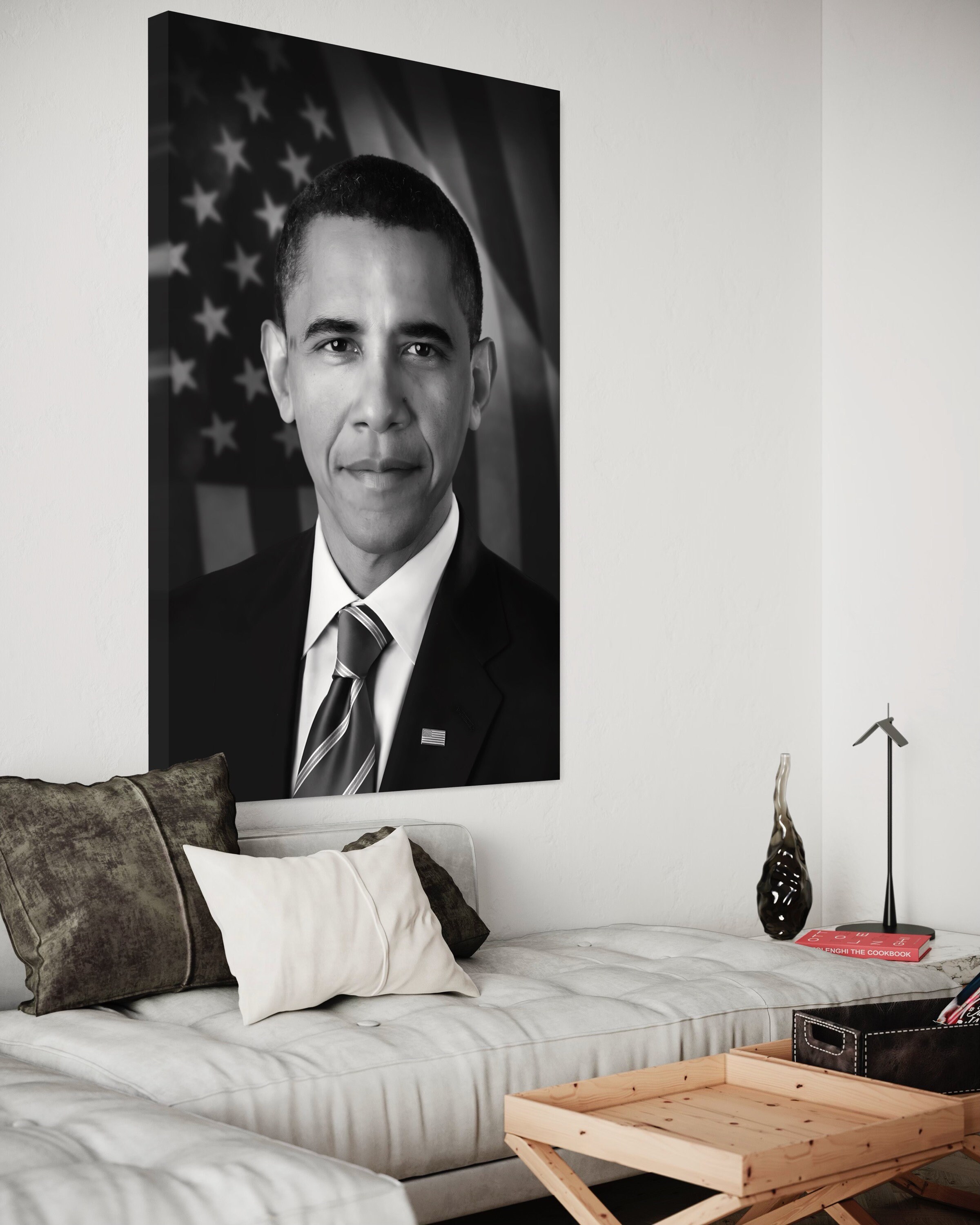 Obama Canvas Shades of Leadership Canvas Wall Art Motivation - Etsy
