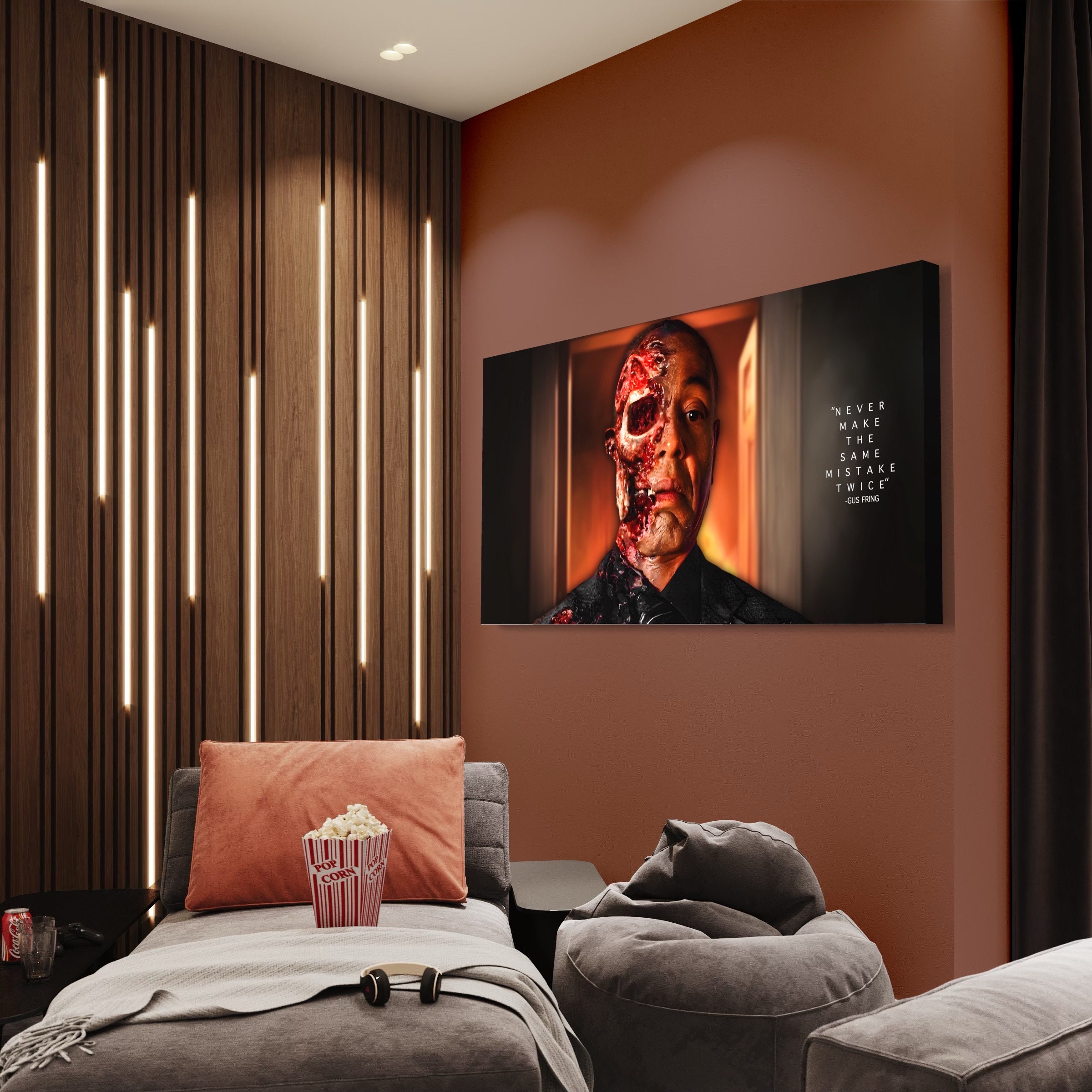 Gus Fring Canvas never Make the Same Mistake Twice Breaking Bad Walter ...