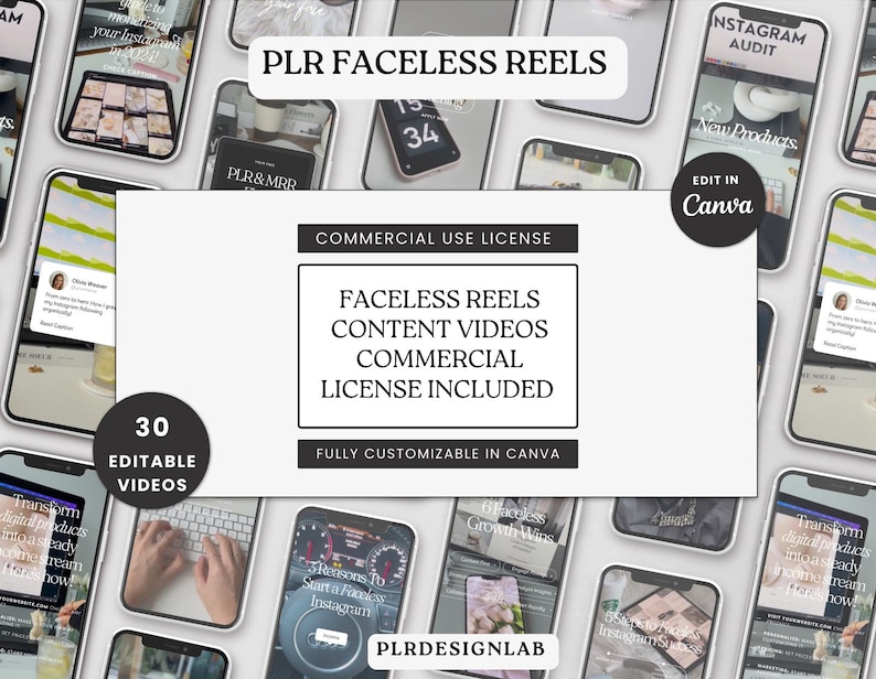 30 Faceless Reels | Aesthetic Faceless Reels | Faceless Digital ...