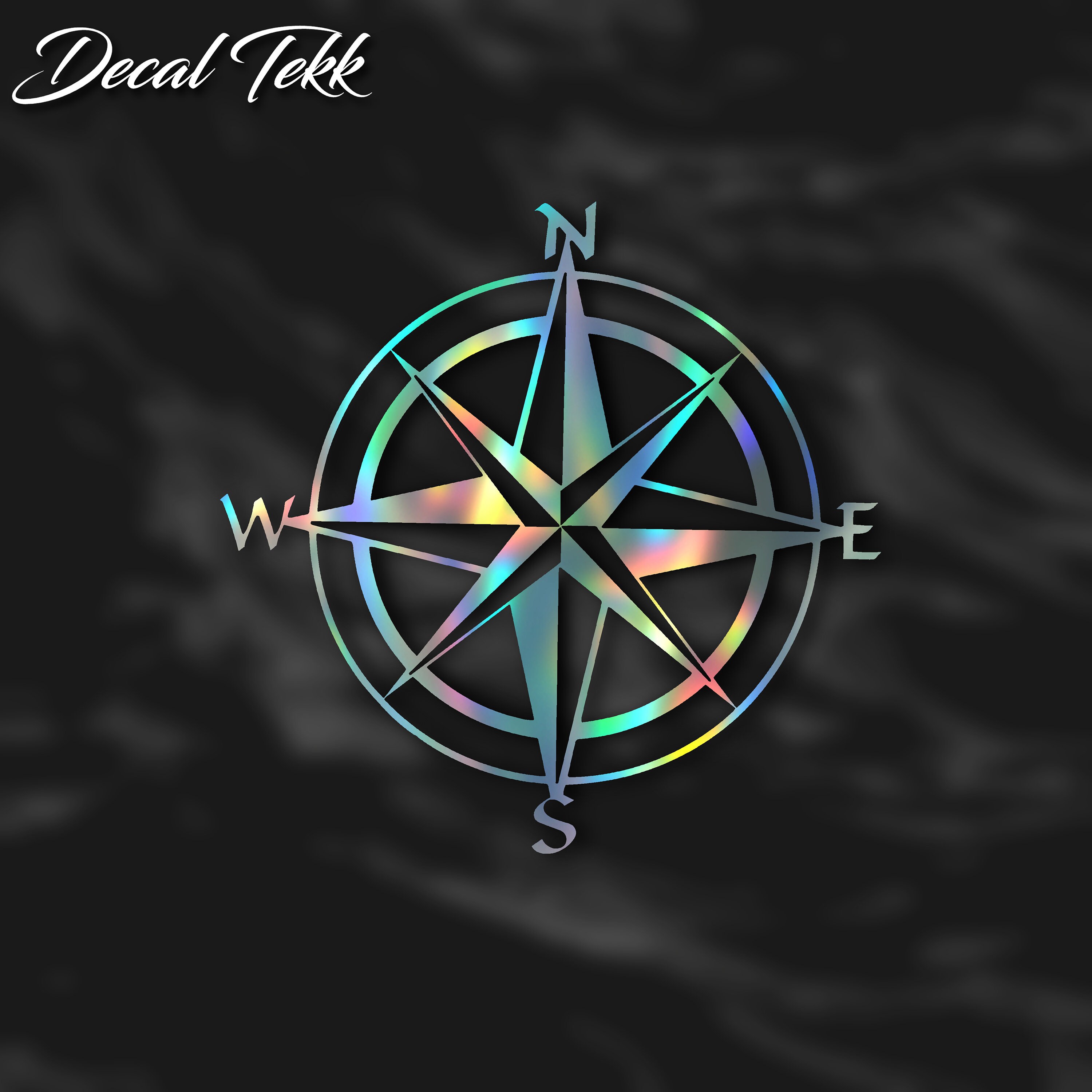 Compass Decal Car Truck Windshield Laptop Vinyl - Etsy