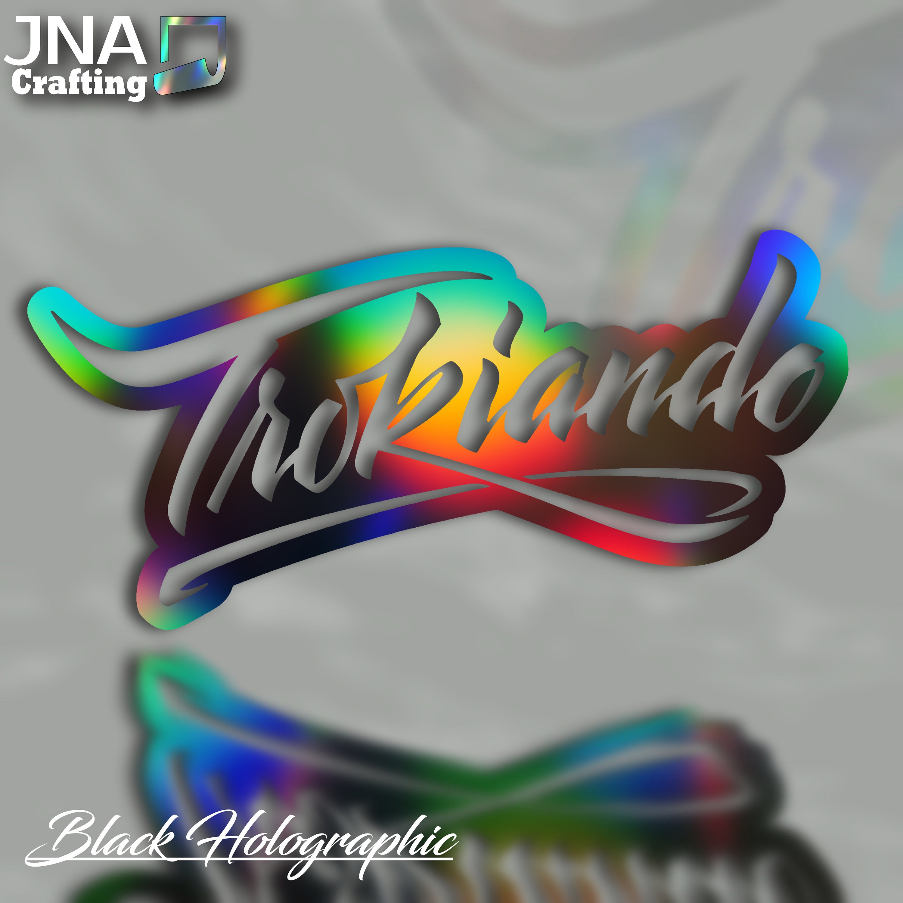 Trokiando Holographic Vinyl Decal, Cars, Laptops, Trucks - Etsy