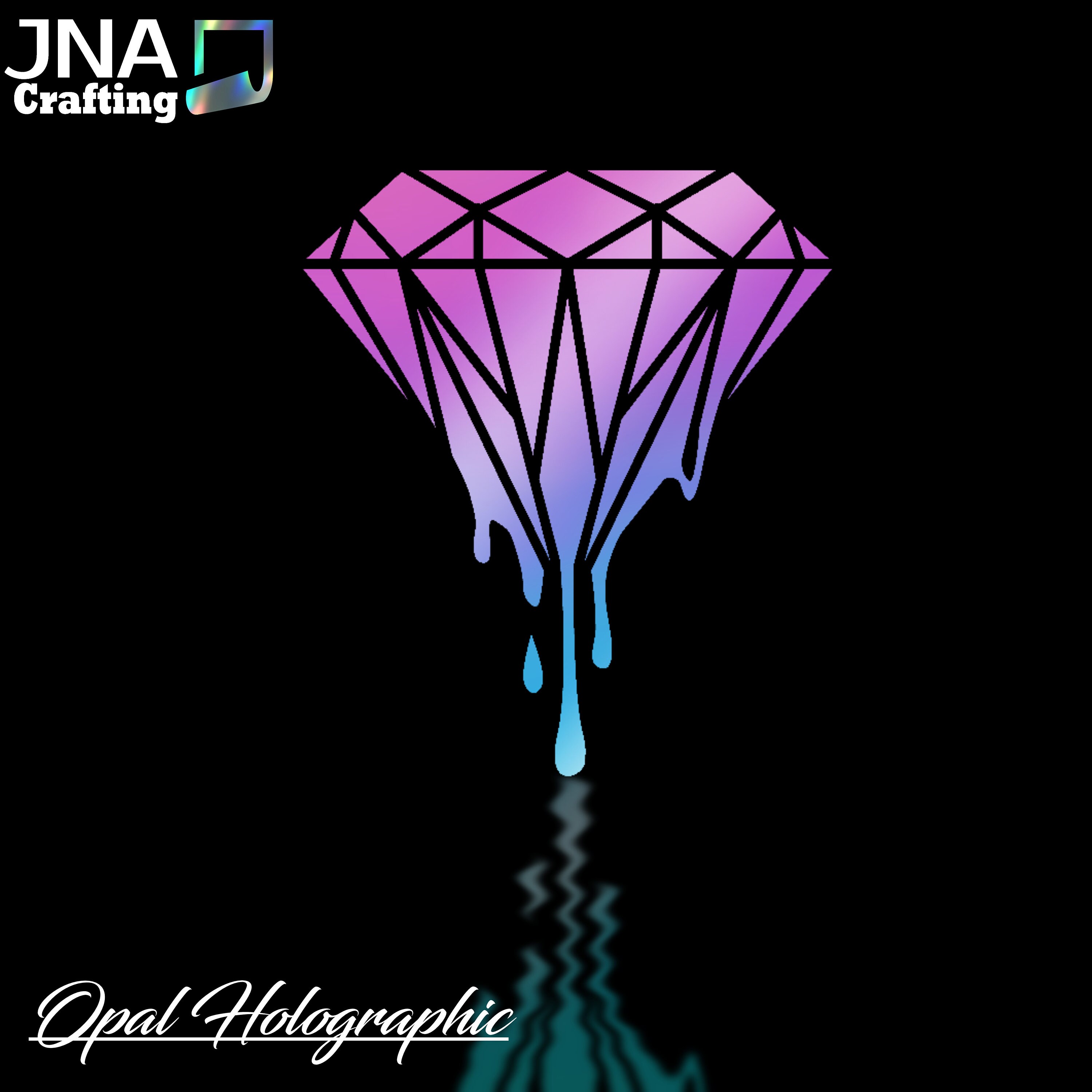 Diamond Dripping Decal for Cars , Trucks, Laptops, Trucks, Laptops ...