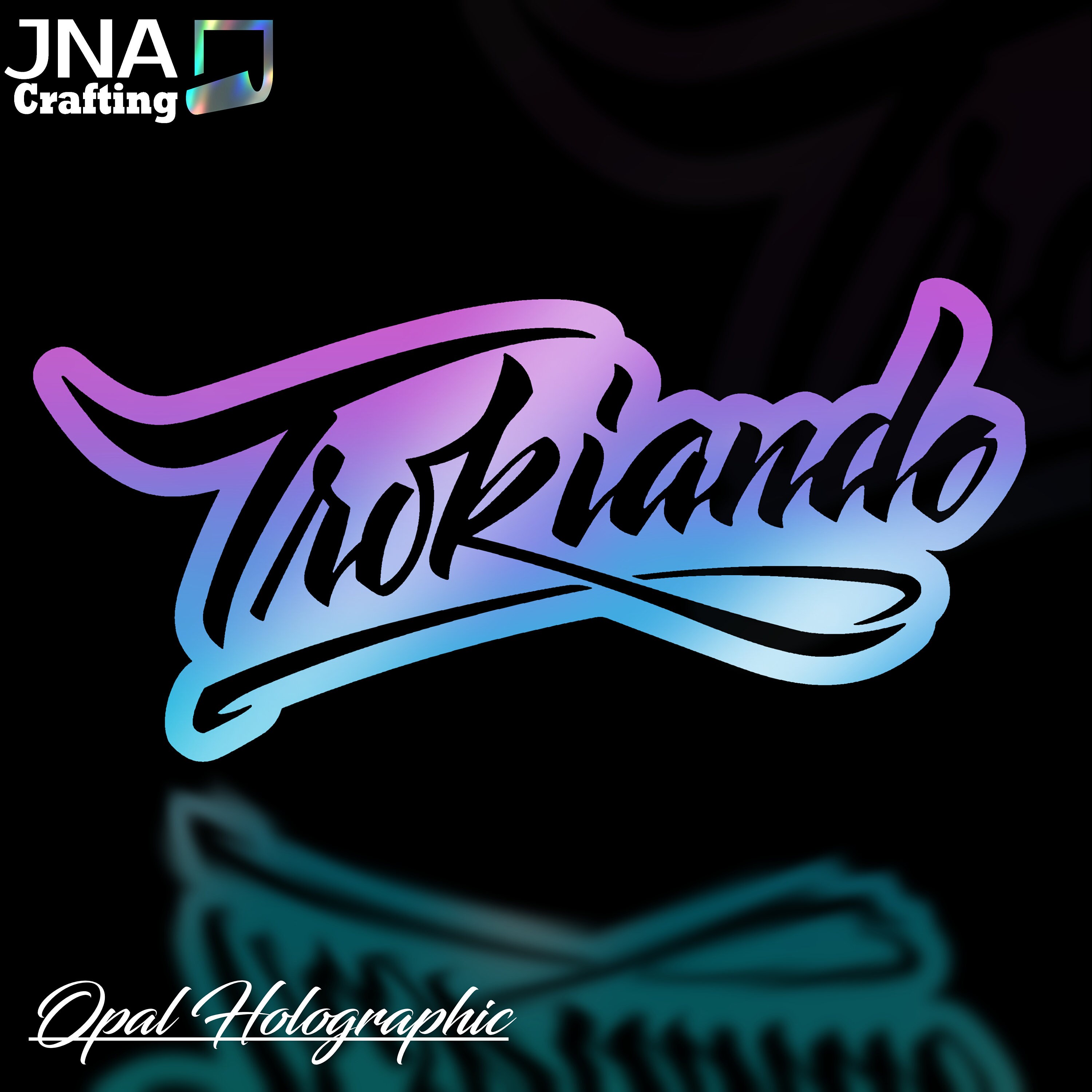 Trokiando Holographic Vinyl Decal, Cars, Laptops, Trucks - Etsy
