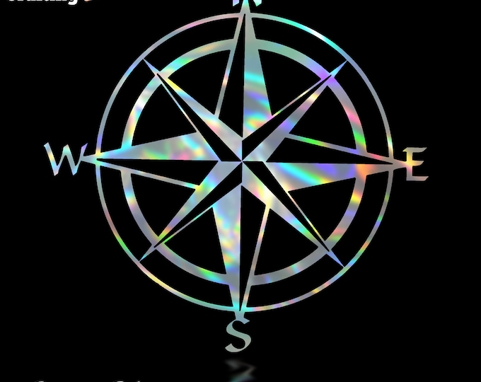 Rose Compass Camper RV Motor Home Mural Vinyl Graphic Decal Sticker - Etsy