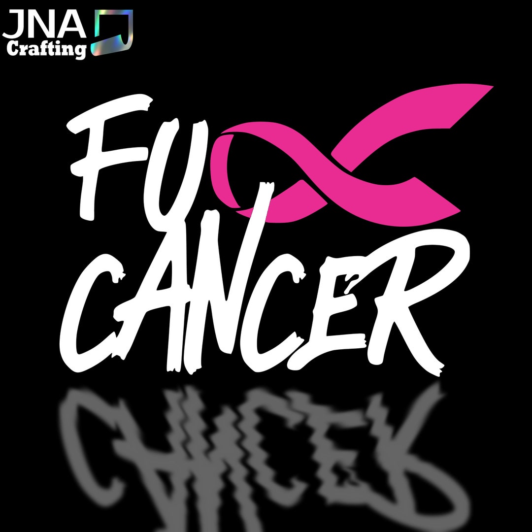 F Cancer 2 Colors Decal for Cars , Trucks, Laptops, Trucks, Laptops ...
