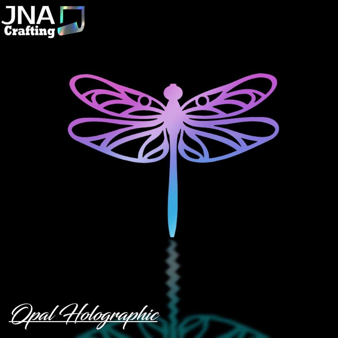 Dragon Fly Decal Car/truck/windshield/bumper/laptop/vinyl/holographic ...
