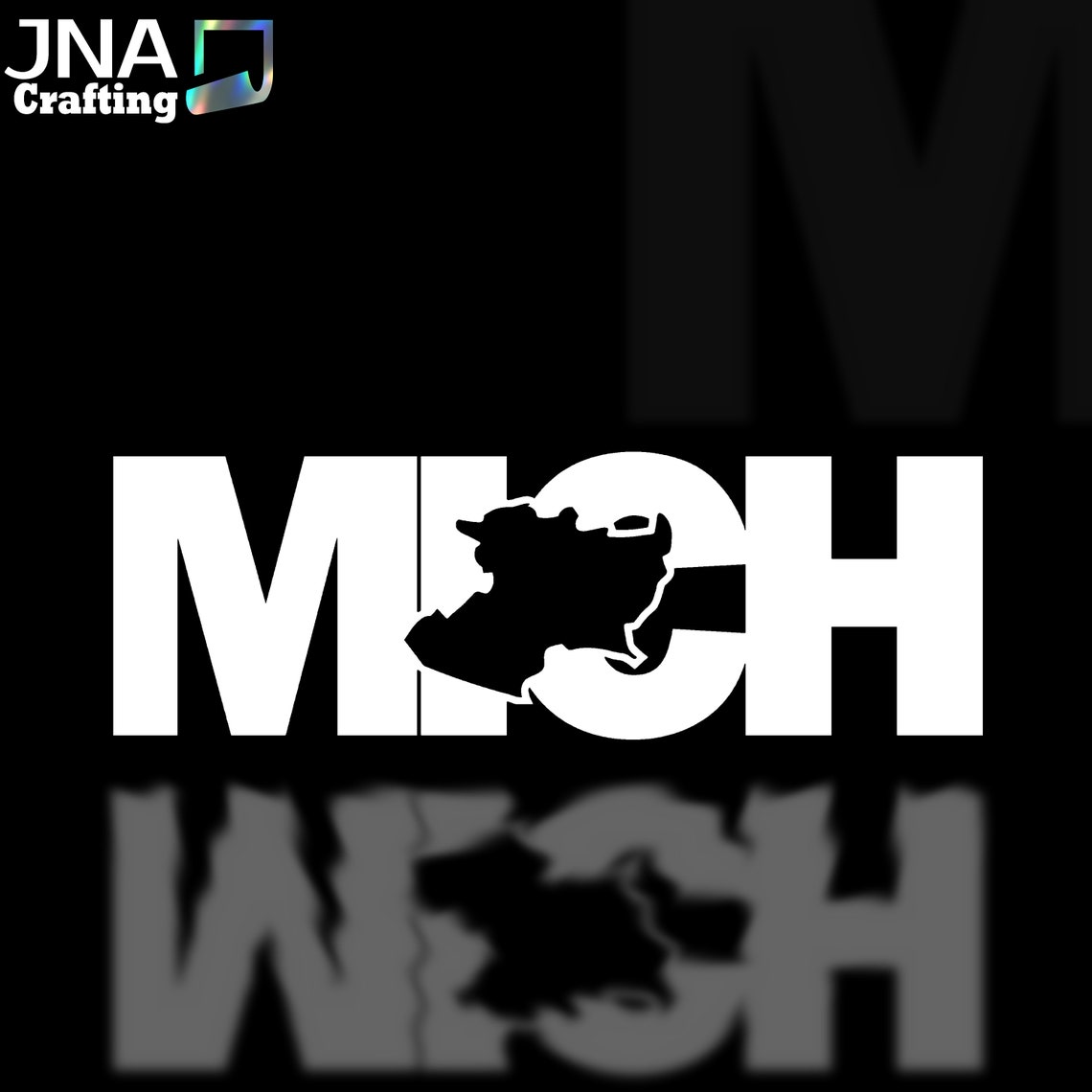 Michoacán Vinyl Decal, Holographic Mexico Sticker - Etsy