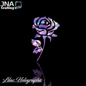 Rose Decal Car/truck/windshield/bumper/laptop/vinyl/holographic/decal ...
