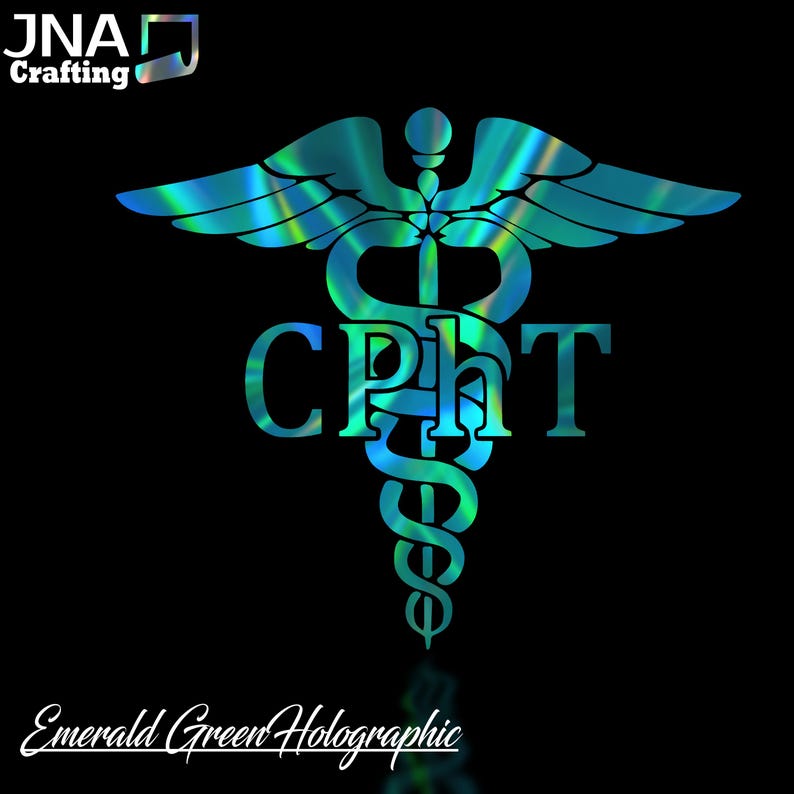 Cpht Logo Decal, Holographic Vinyl Sticker - Etsy