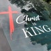 Christ is King Decal Colored Cross With White Text, Trucks, Laptops ...
