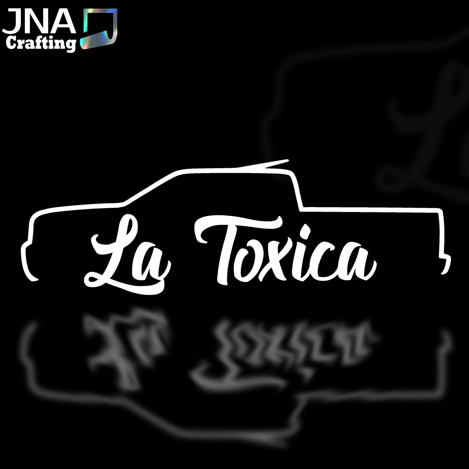 La Toxica Decal: Holographic Spanish Vinyl Sticker for Cars, Laptops - Etsy