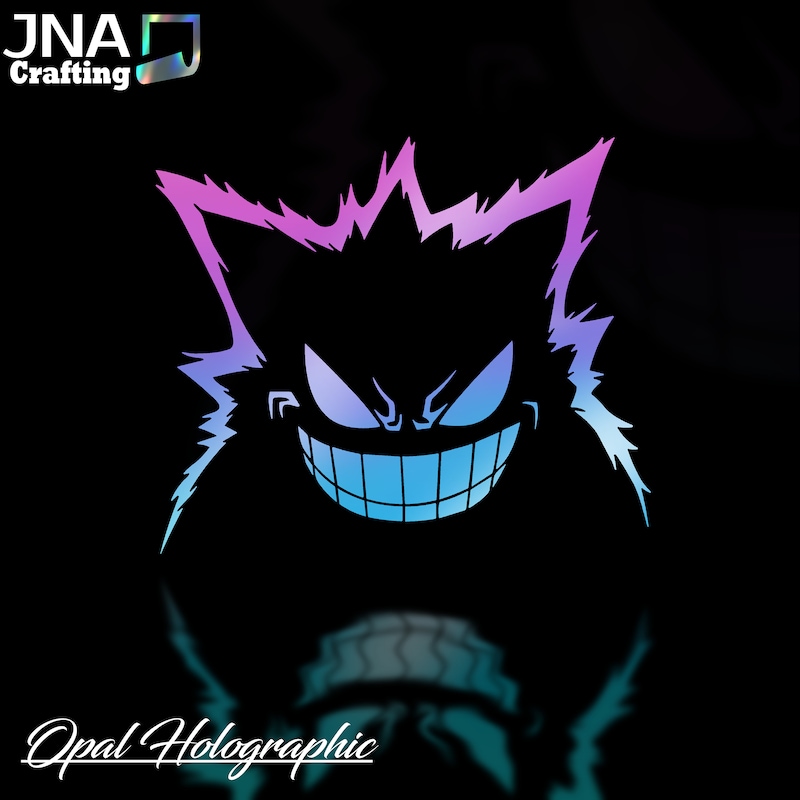 Holographic Gengar Stickers - Etsy