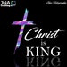 Christ is King Decal: Colored Cross, White Text - Vinyl Holographic - Etsy