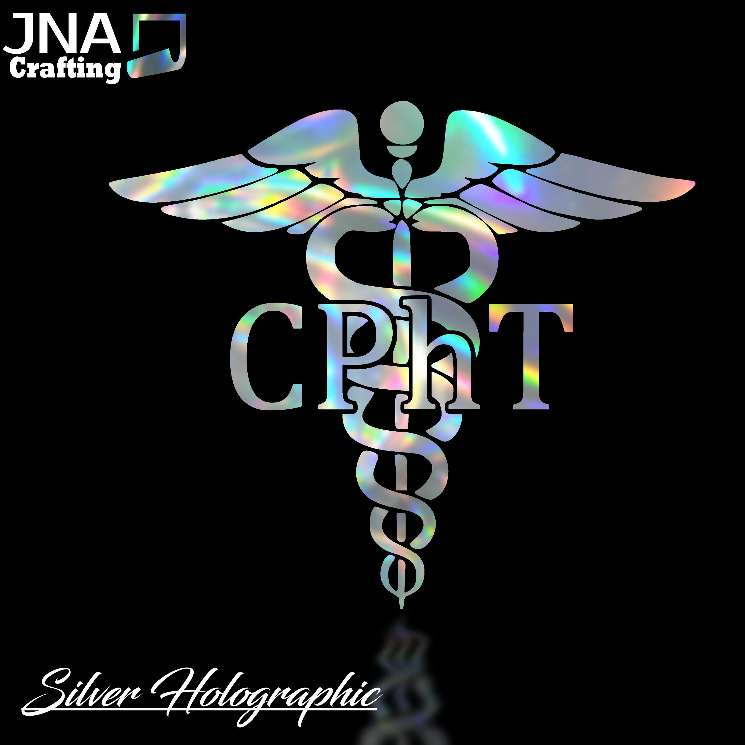 Cpht Logo Decal, Holographic Vinyl Sticker - Etsy