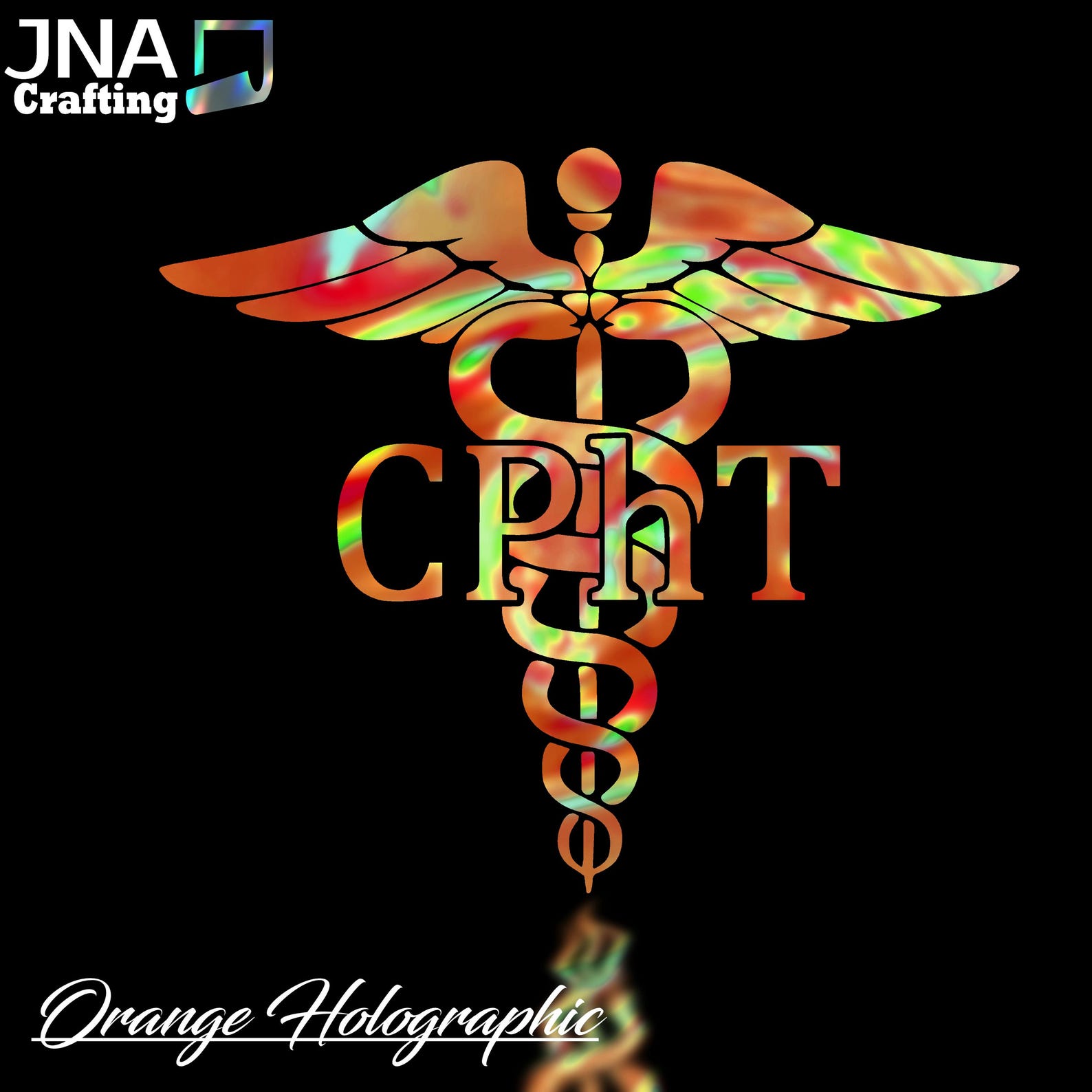 Cpht Logo Decal, Holographic Vinyl Sticker - Etsy