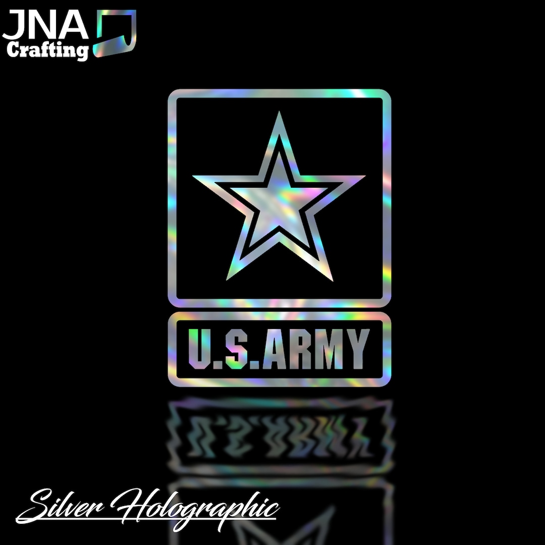 Holographic U.S. Army Decal: Car, Truck, Laptop Vinyl Decal - Etsy