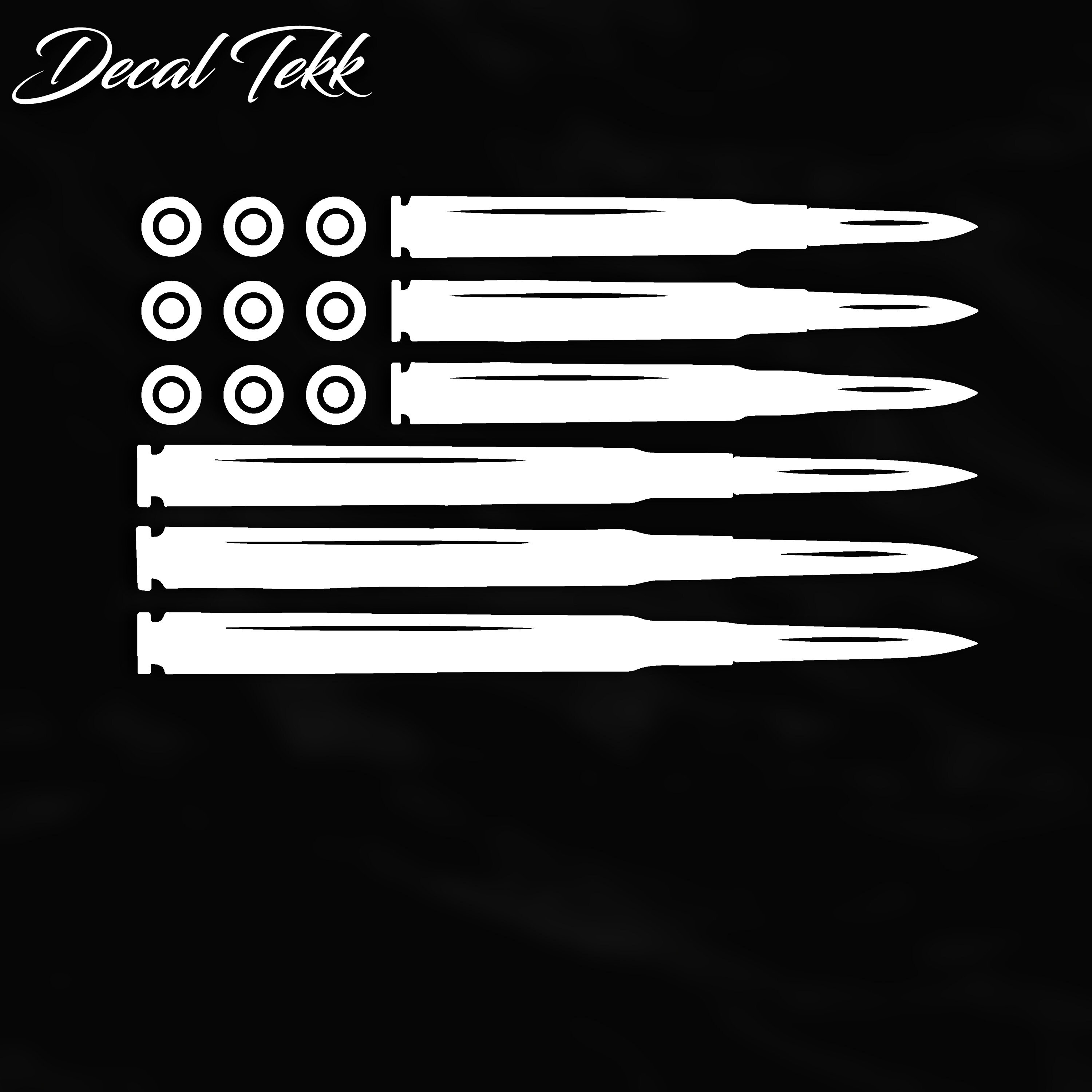 American Flag Made of Bullets Decal car Truck Windshield - Etsy