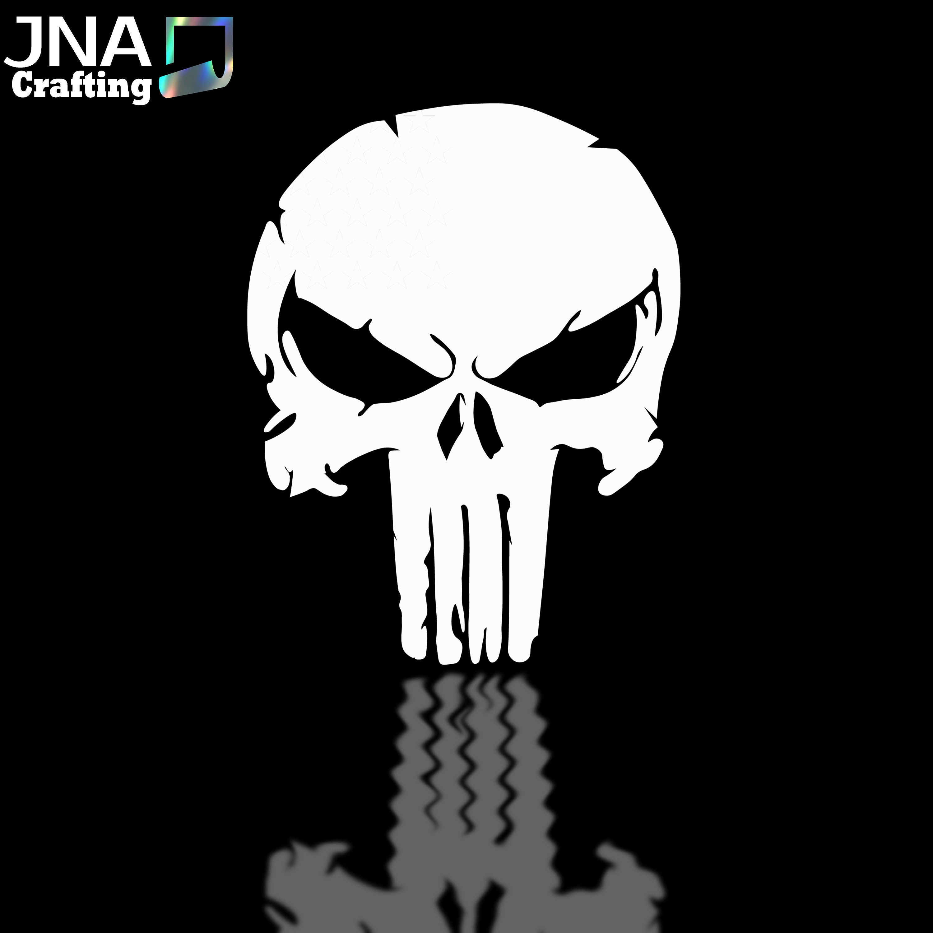 Skull Decal Car, Truck, Windshield, Laptop, Vinyl, Holographic, Decal ...