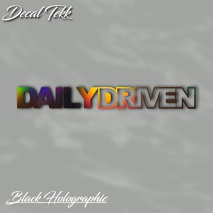 Daily Driven Decal Car Truck Windshield Laptop Vinyl - Etsy