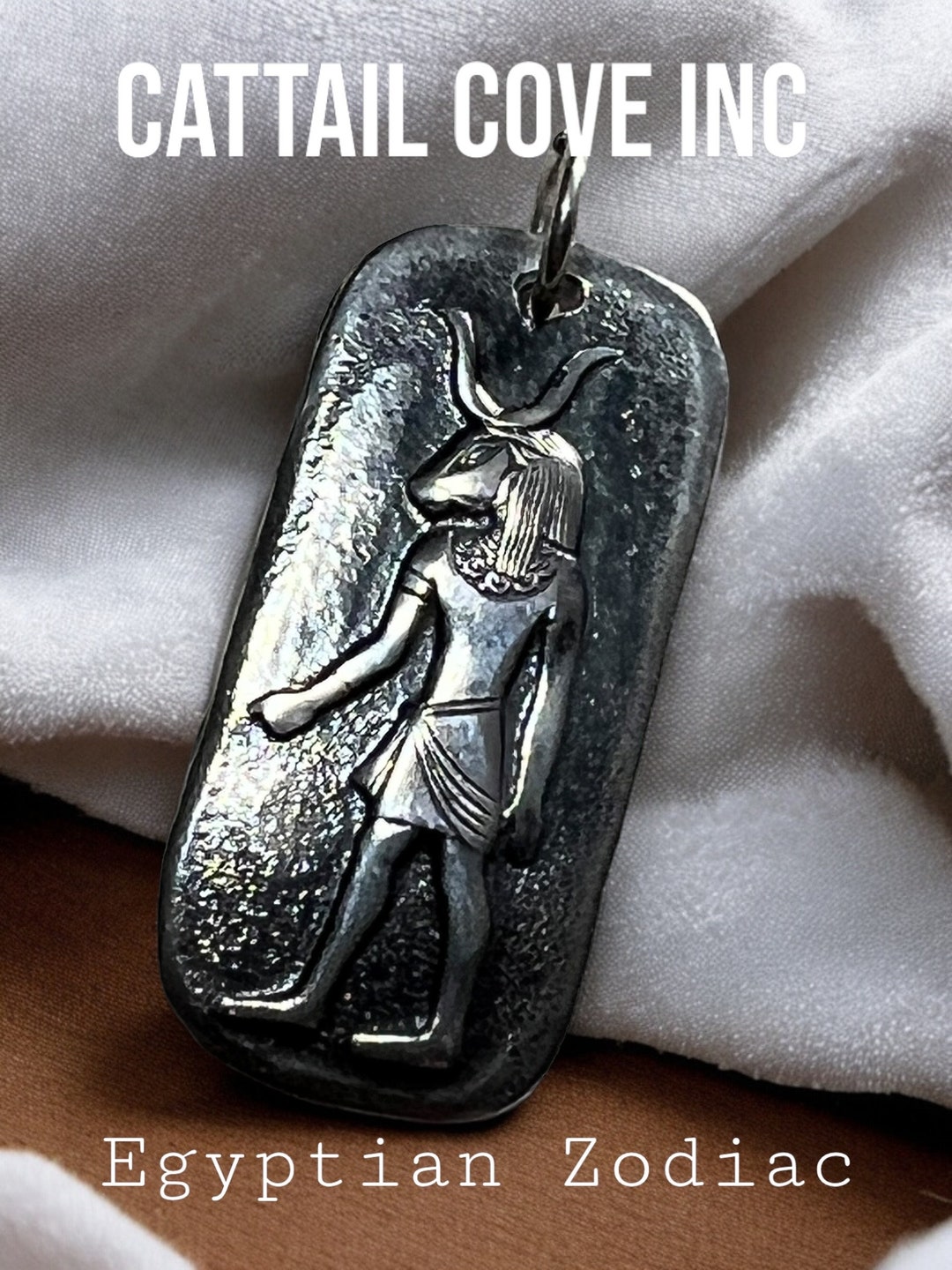 Aries Zodiac Pendant Aries Charm Silver Zodiac Aries Egyptian Zodiac ...