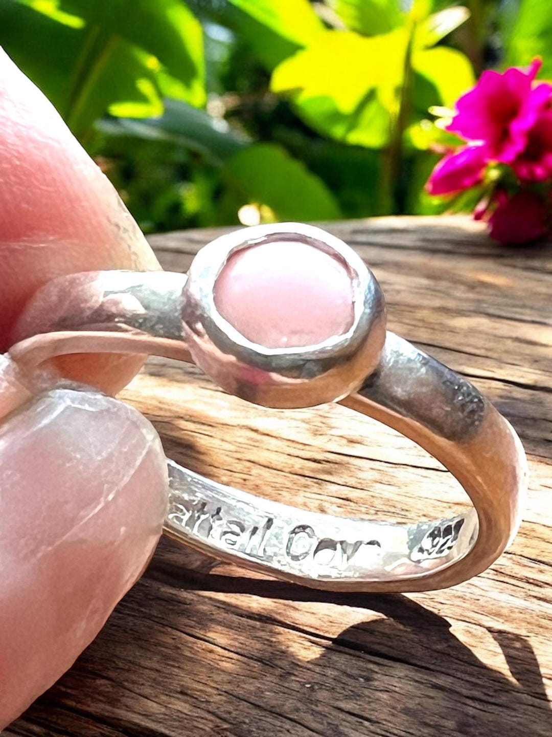 Artisan Made Pink Queen Conch Ring Pink Conch Jewelry Nautical Ocean ...