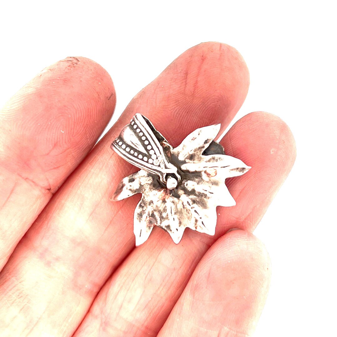 Inverted Lotus Flower With Sleeping Beauty Turquoise Pendant or Charm ...