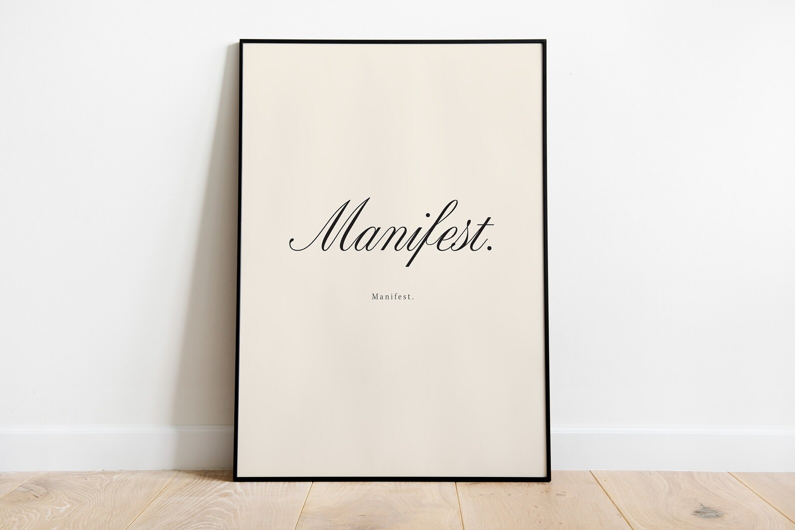 Manifest Manifest Poster Typography Poster Affirmations - Etsy