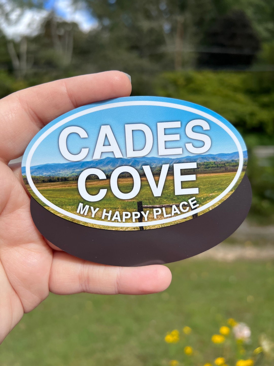 Cades Cove Magnet, Tennessee Gift, Fridge Magnet, Smoky Mountains Art ...