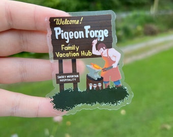 Pigeon Forge Sticker - Etsy