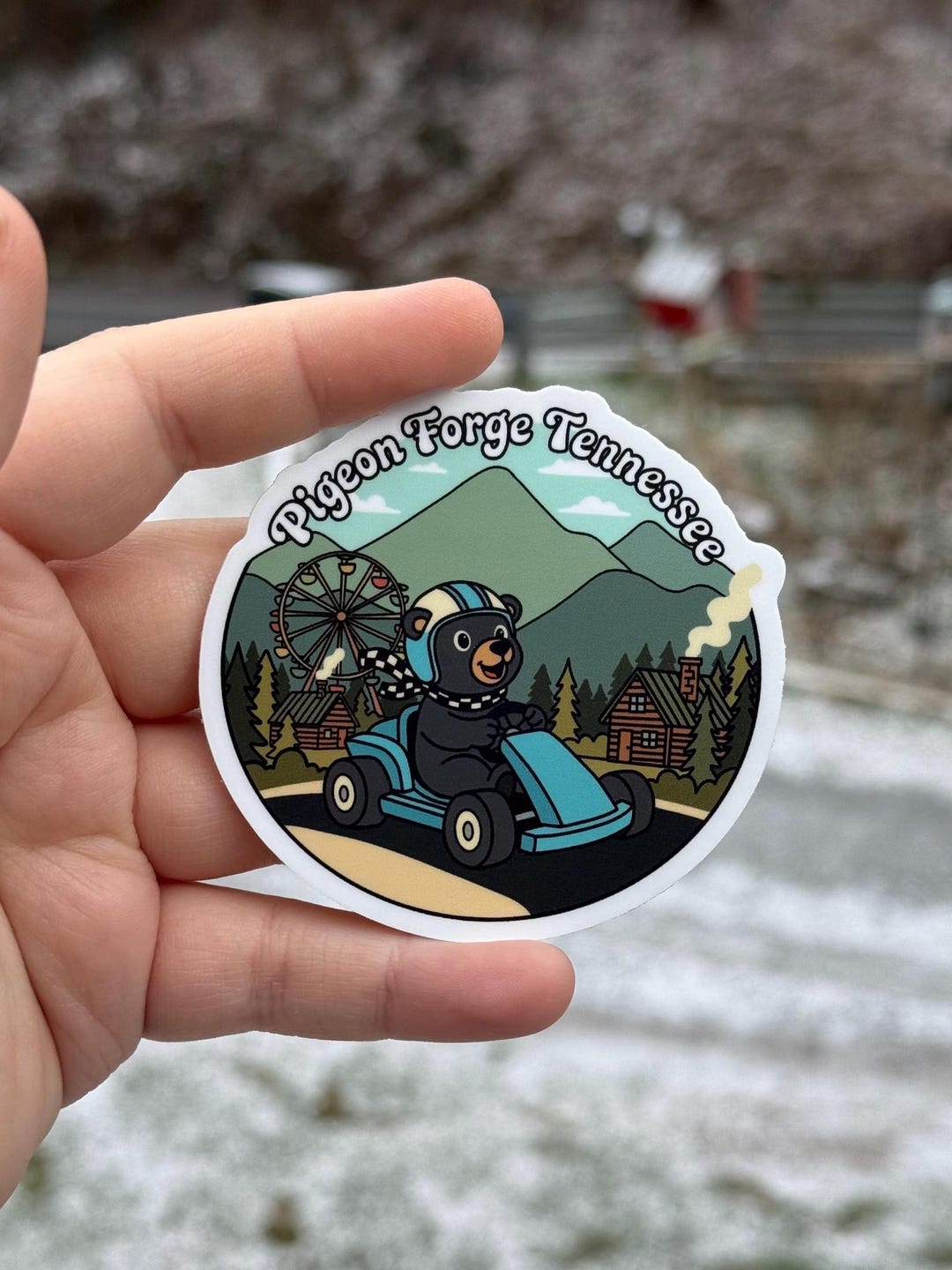 Pigeon Forge Vacation Sticker, Black Bear Sticker, Tennessee Lovers ...