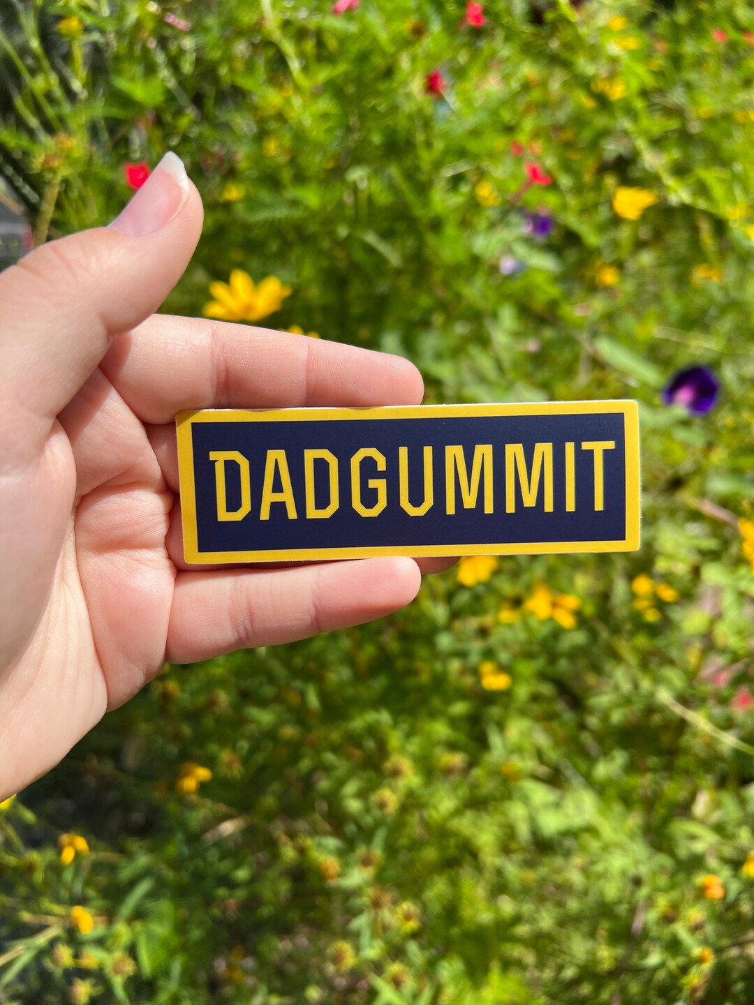 Dadgummit Sticker, Water Bottle Sticker, Country Lover Gift for Friends ...