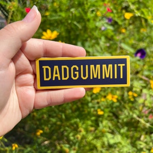 Dadgummit Sticker, Water Bottle Sticker, Country Lover Gift for Friends ...