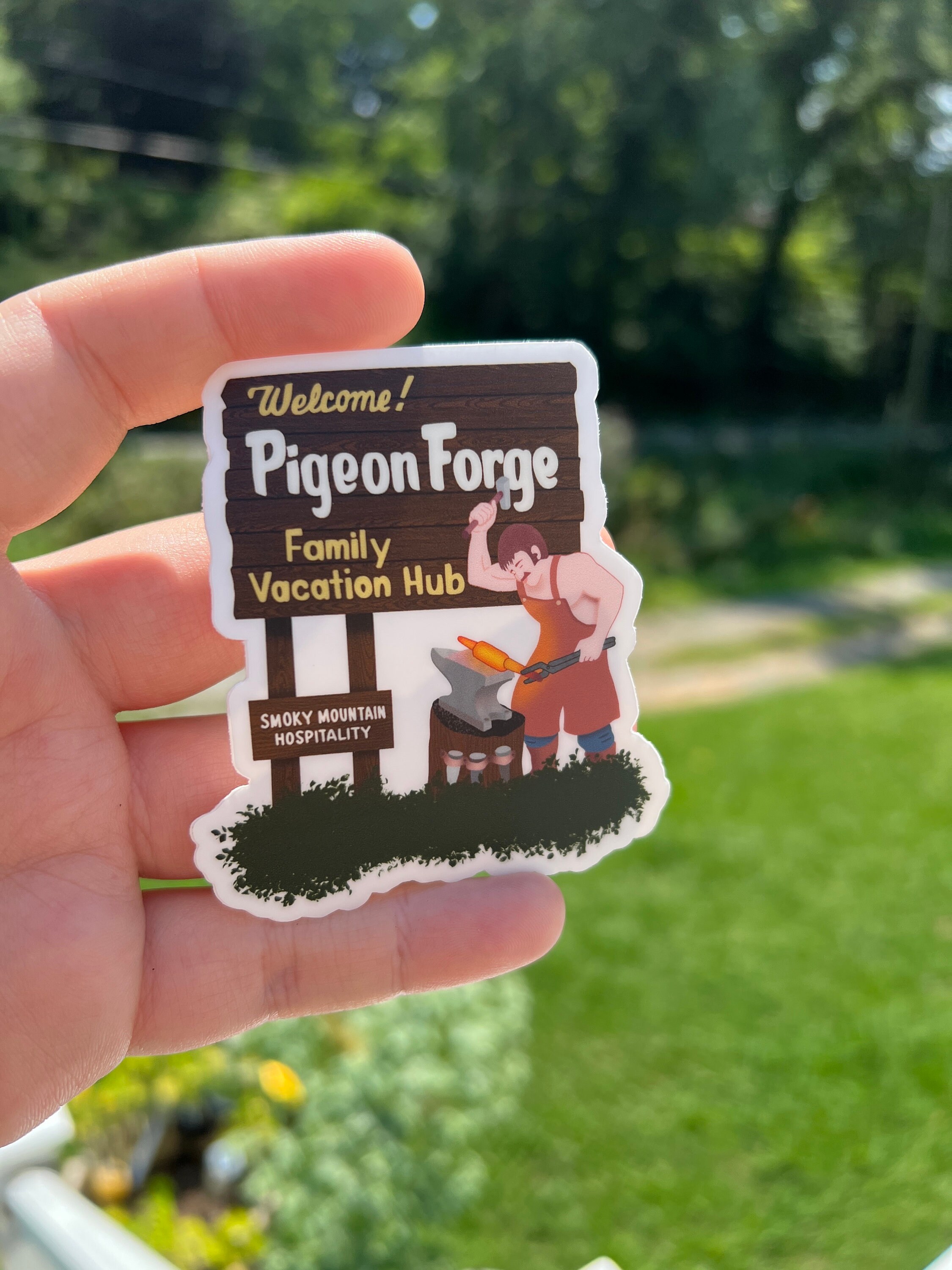 Welcome to Pigeon Forge Tennessee Sticker Vacation Souvenir - Etsy