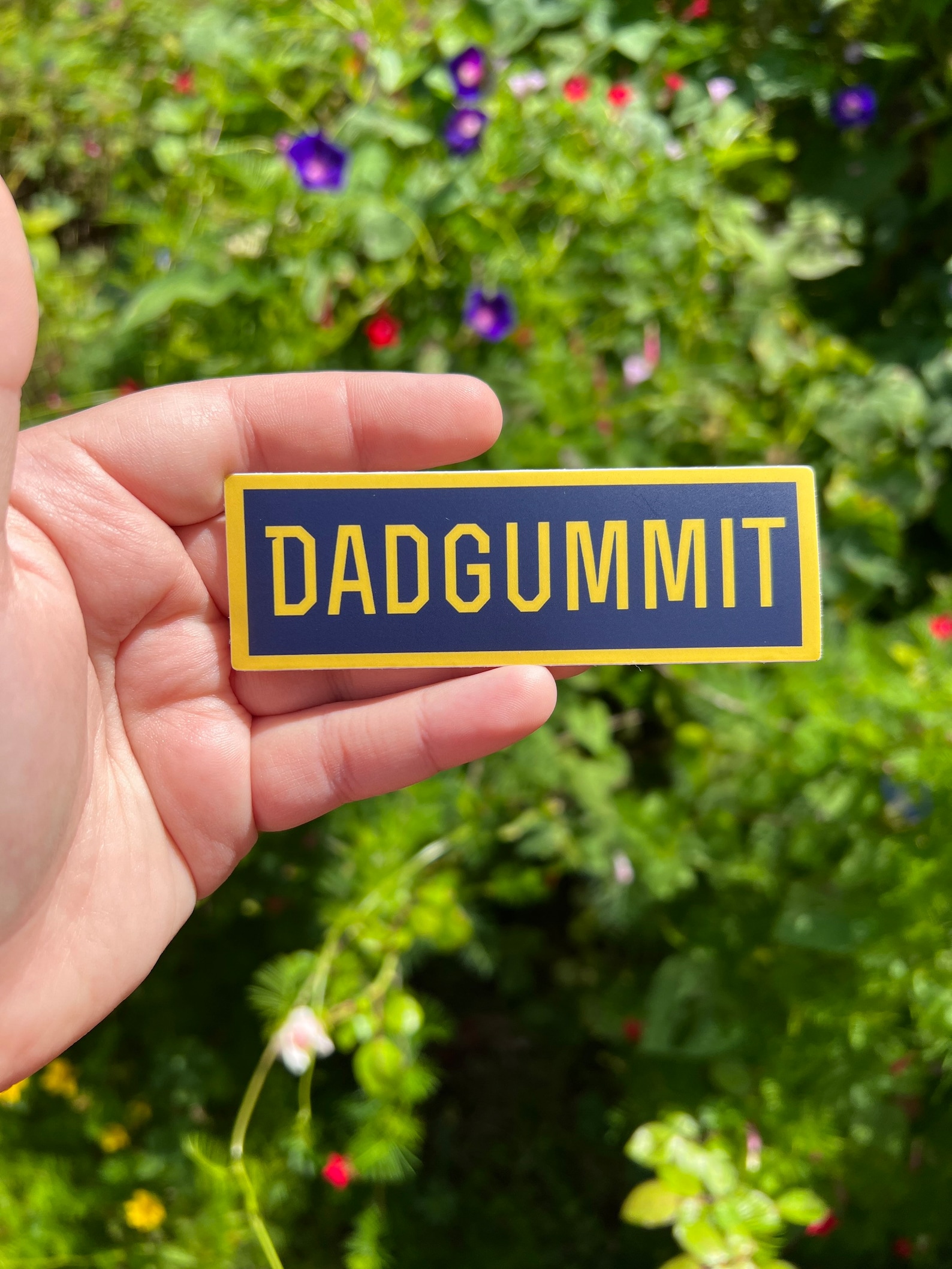 Dadgummit Sticker, Water Bottle Sticker, Country Lover Gift for Friends ...