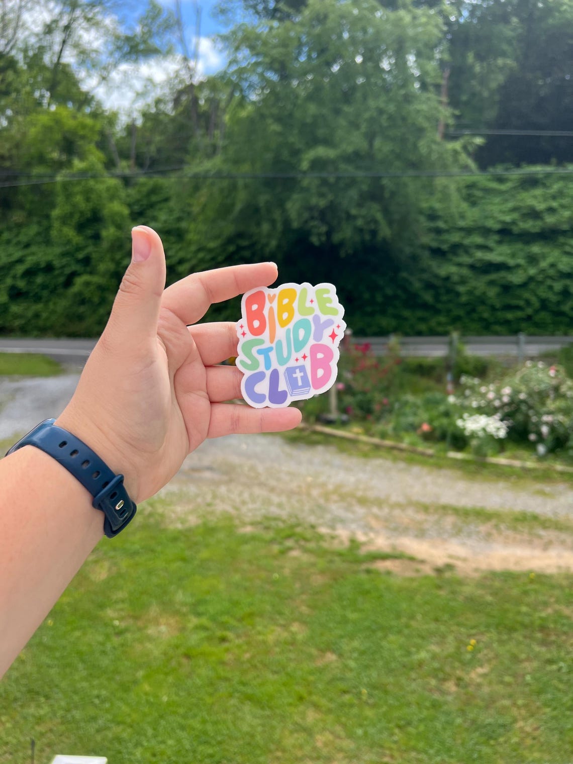Bible Study Club Sticker for Her, Christian Vinyl Sticker for Bible ...