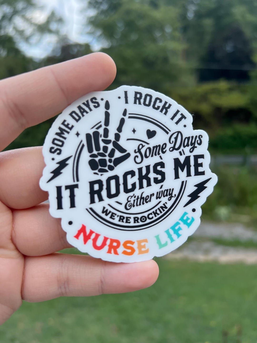 Nurse Life Sticker, Gift for Coworkers, Nurse Gift, Healthcare Sticker ...