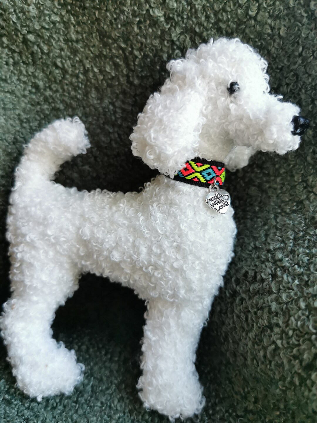 Barboncino bianco reale portachiavi in peluche - Etsy Italia Barboncino bianco reale portachiavi in peluche - Etsy Italia