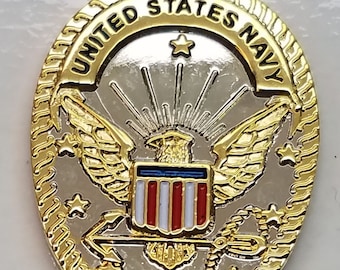 Us Naval Pin Badge - Etsy