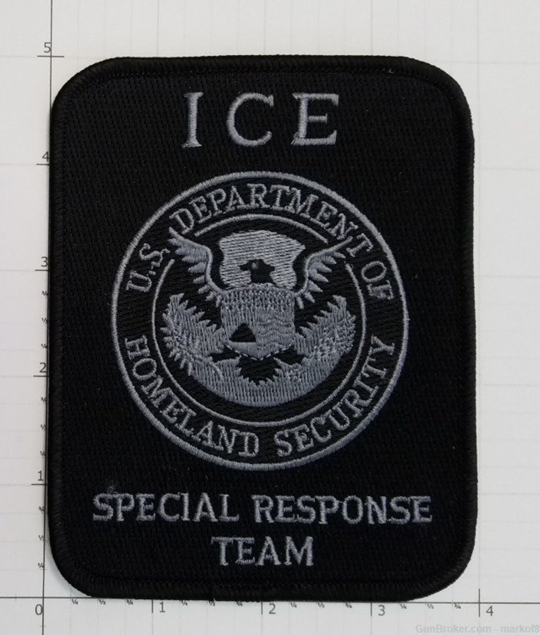 ICE Special Response Team Patch DHS Homeland Security - Etsy