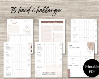 75 Hard Journal Printable - Etsy