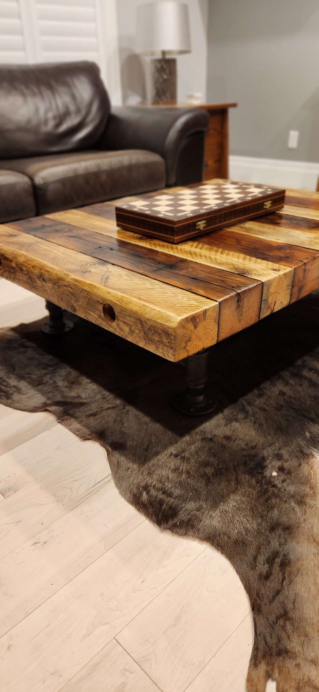 Barn Beam Coffee Table - Etsy